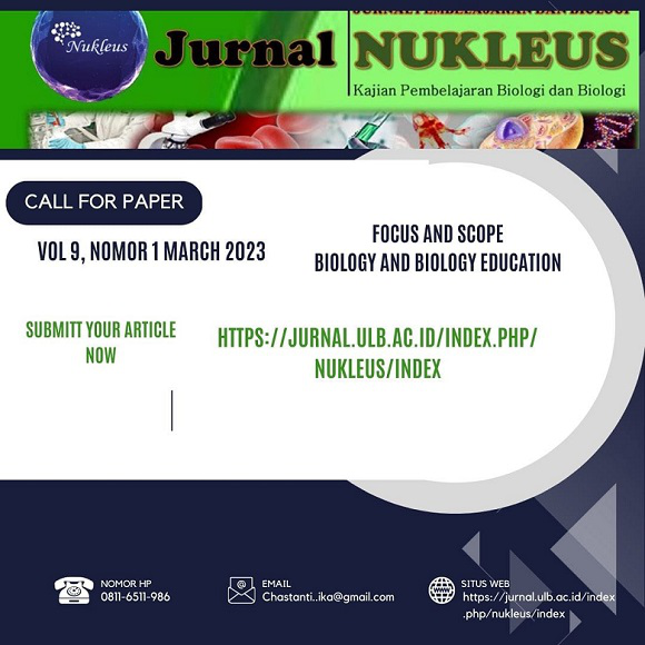 JURNAL PEMBELAJARAN DAN BIOLOGI NUKLEUS
